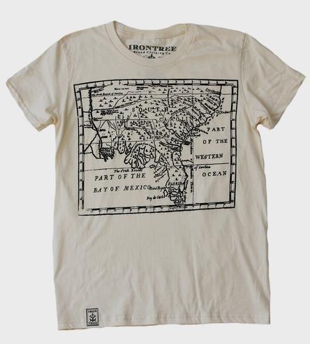 part of the bay mexico maps T-shirt
