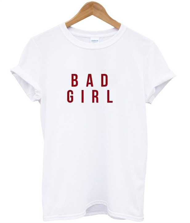 Bad Girl White T-Shirt