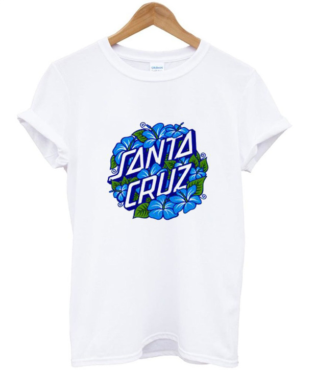 Santa Cruz Skateboard Blue T-Shirt